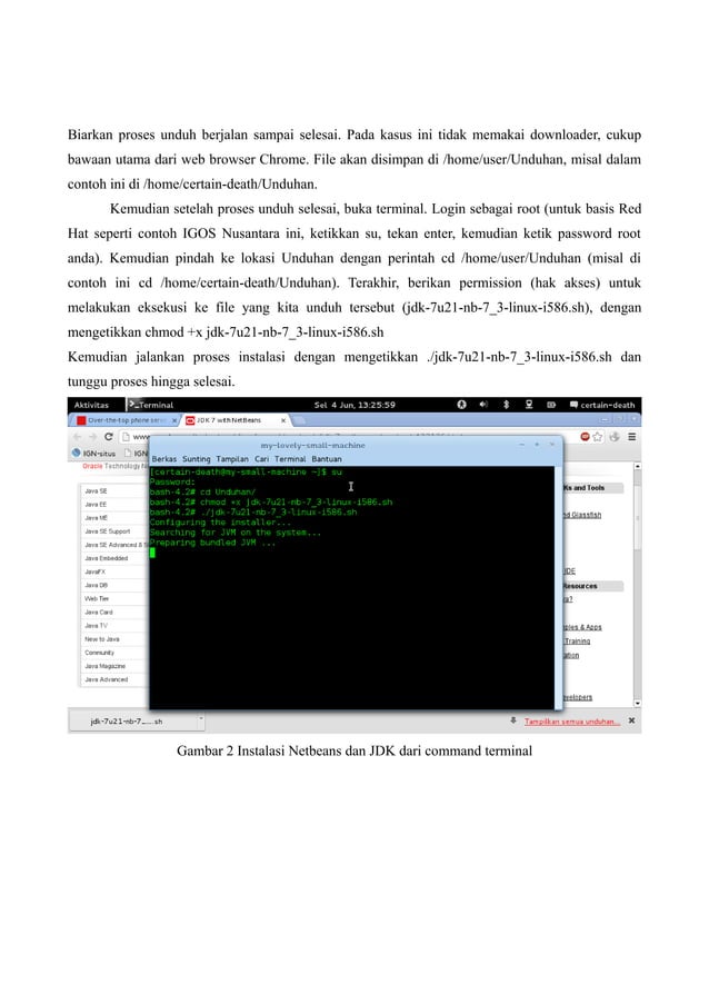 Install Netbeans dan JDK di Linux | PDF