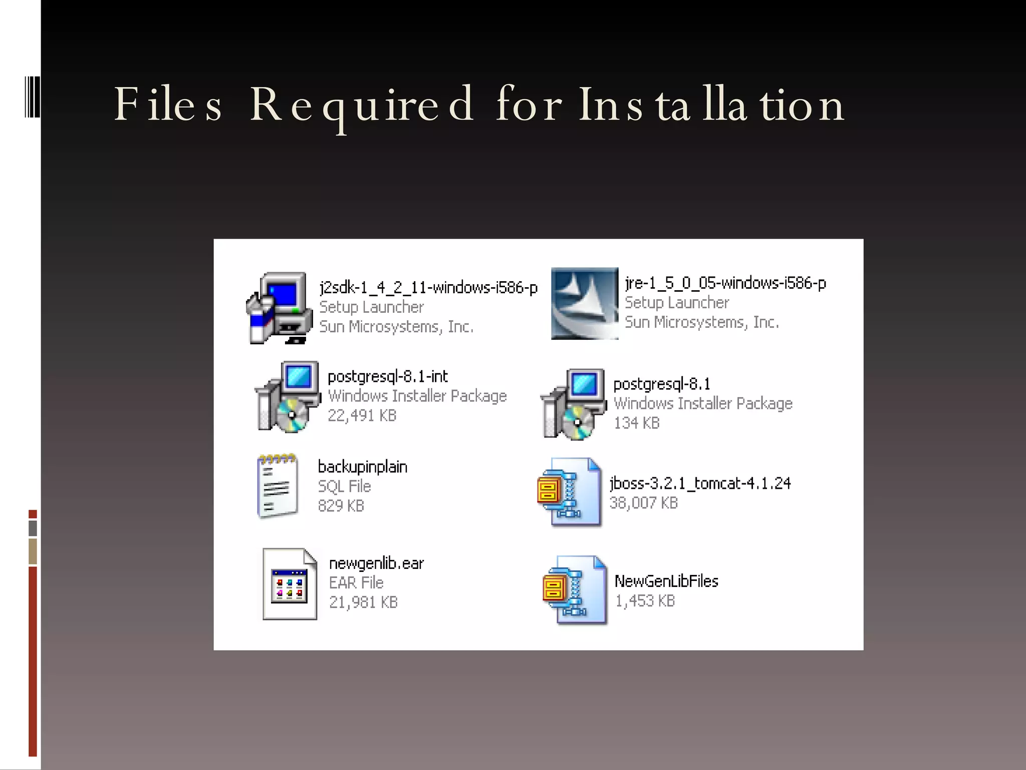 Install NewGenLib on Windows XP | PPT | Databases | Computer Software and Applications