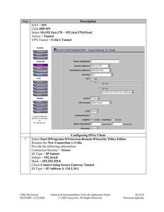 Install Note Juniper Netscreen Avaya Vsu Gateway And IP Softphones | PPT