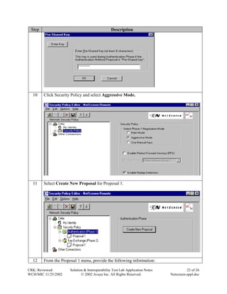 Install Note Juniper Netscreen Avaya Vsu Gateway And IP Softphones | PPT