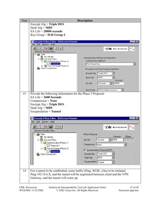 Install Note Juniper Netscreen Avaya Vsu Gateway And IP Softphones | PPT