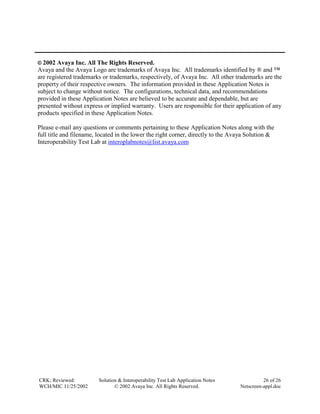 Install Note Juniper Netscreen Avaya Vsu Gateway And IP Softphones | PPT