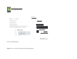 Android Studio Software Installation steps in windows. | PPT