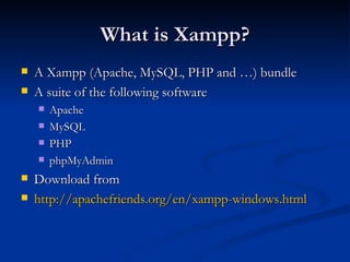 Install Word Press with xampp | PPT