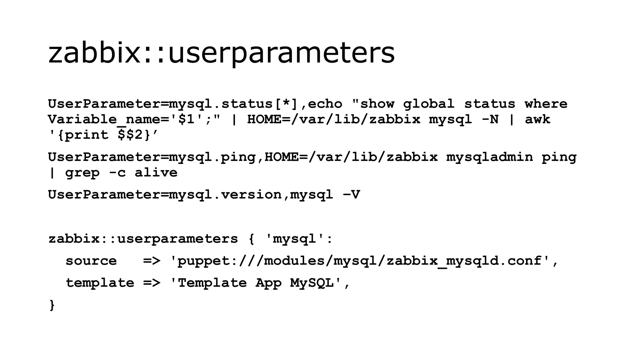 Automating Zabbix with Puppet (Werner Dijkerman / 26-11-2015) | PPT