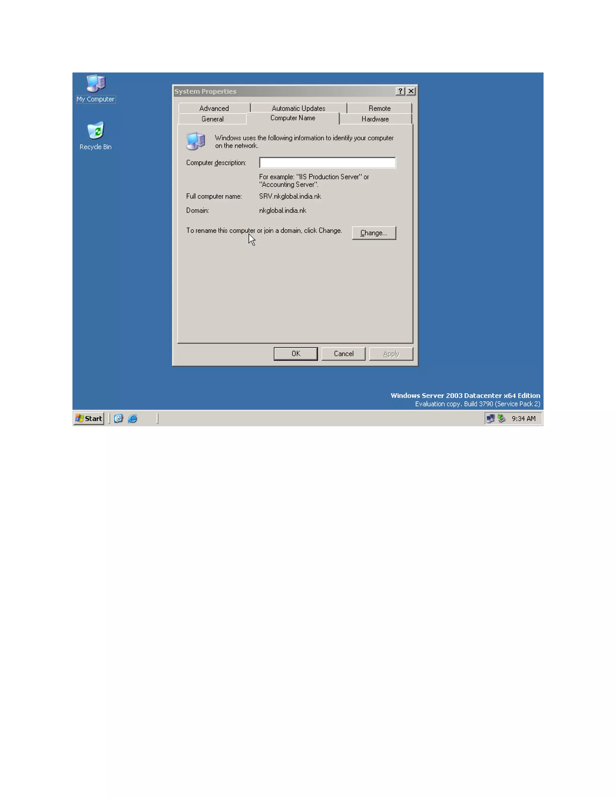 Install active directory in windows server 2003 | PDF