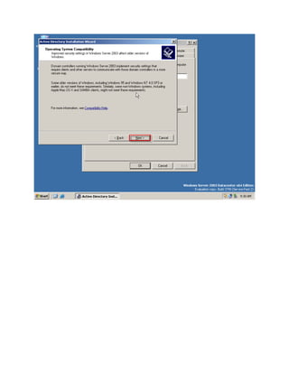 Install active directory in windows server 2003 | PDF