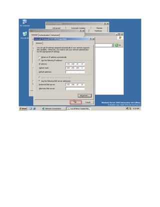 Install active directory in windows server 2003 | PDF