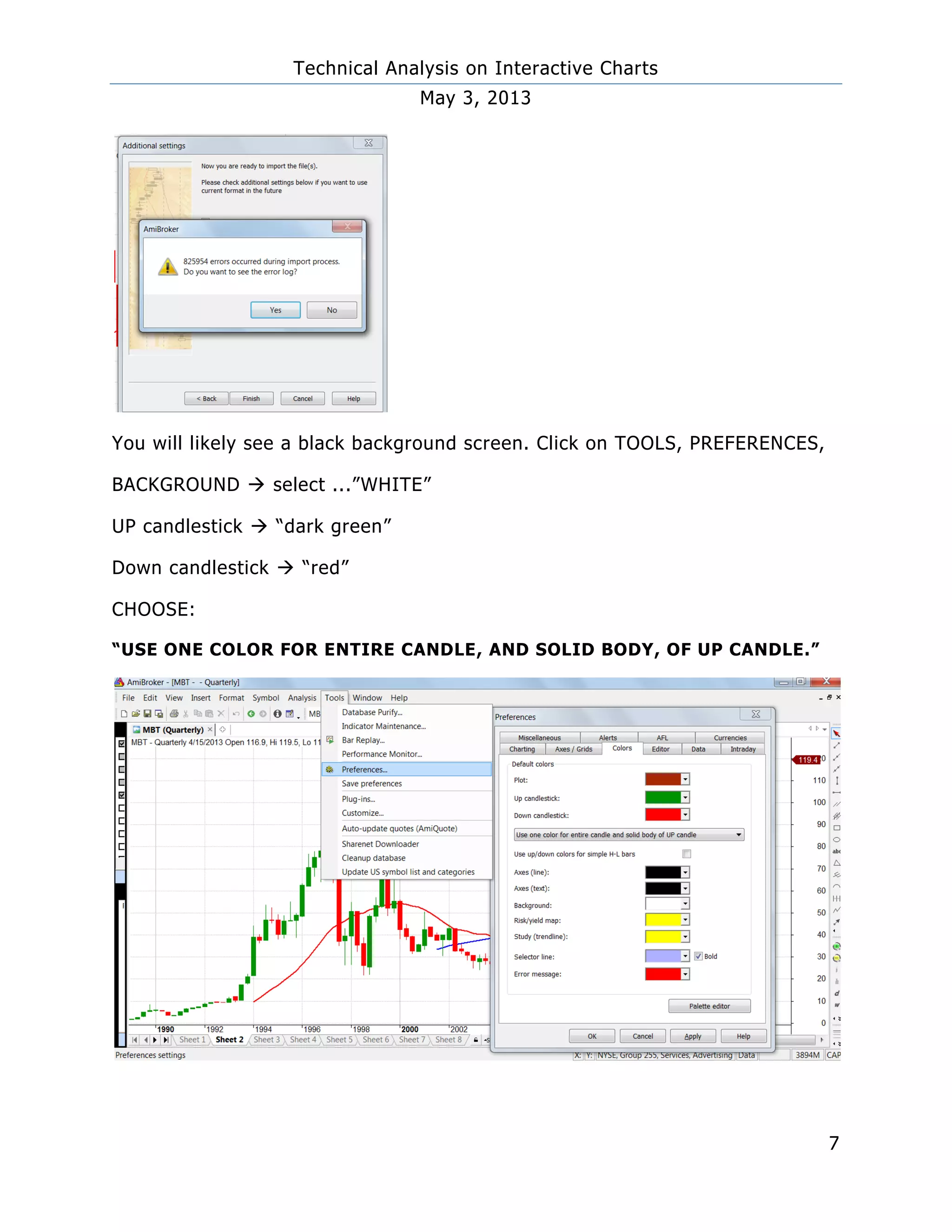 Install and configure your amibroker software | PDF
