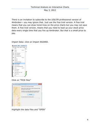 Install and configure your amibroker software | PDF