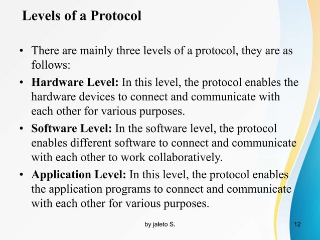install and manage network protocols.pptx | Internet | Computing