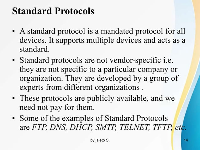 install and manage network protocols.pptx | Internet | Computing