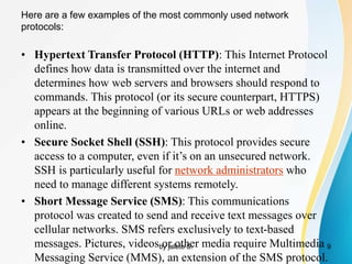 install and manage network protocols.pptx | Internet | Computing