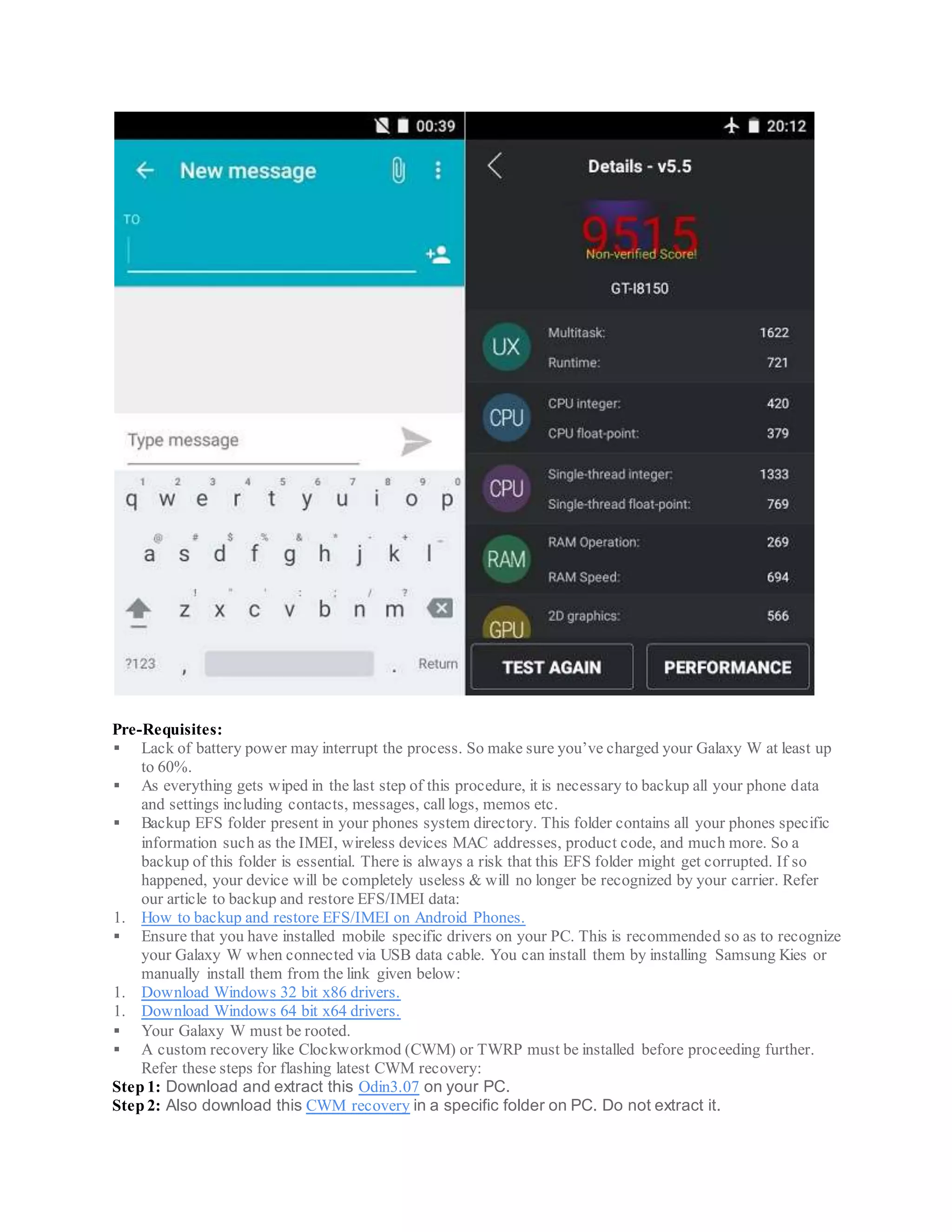 Install android 5 samsung | DOCX