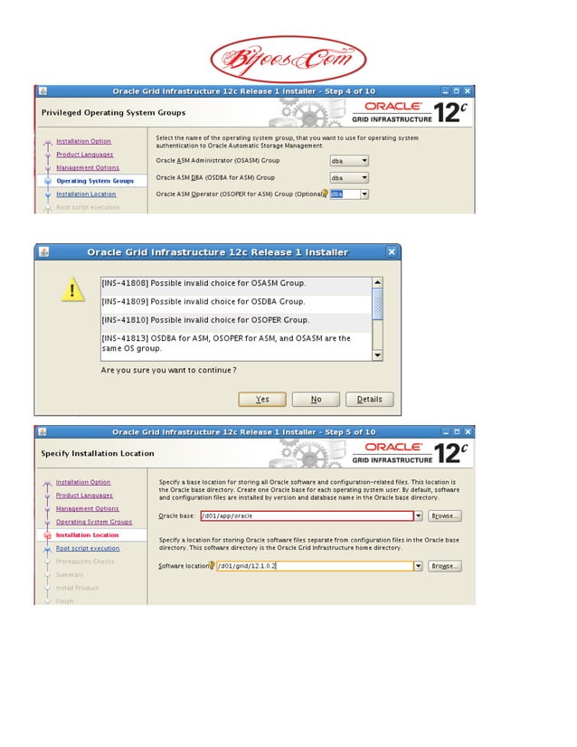 Install and upgrade Oracle grid infrastructure 12.1.0.2 | PDF | Operating Systems | Computer ...