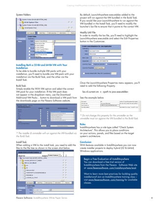Creating InstallAnywhere Installations for Hybrid (32-Bit & 64-Bit ...