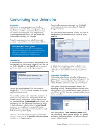 Customizing Your Uninstaller | PDF