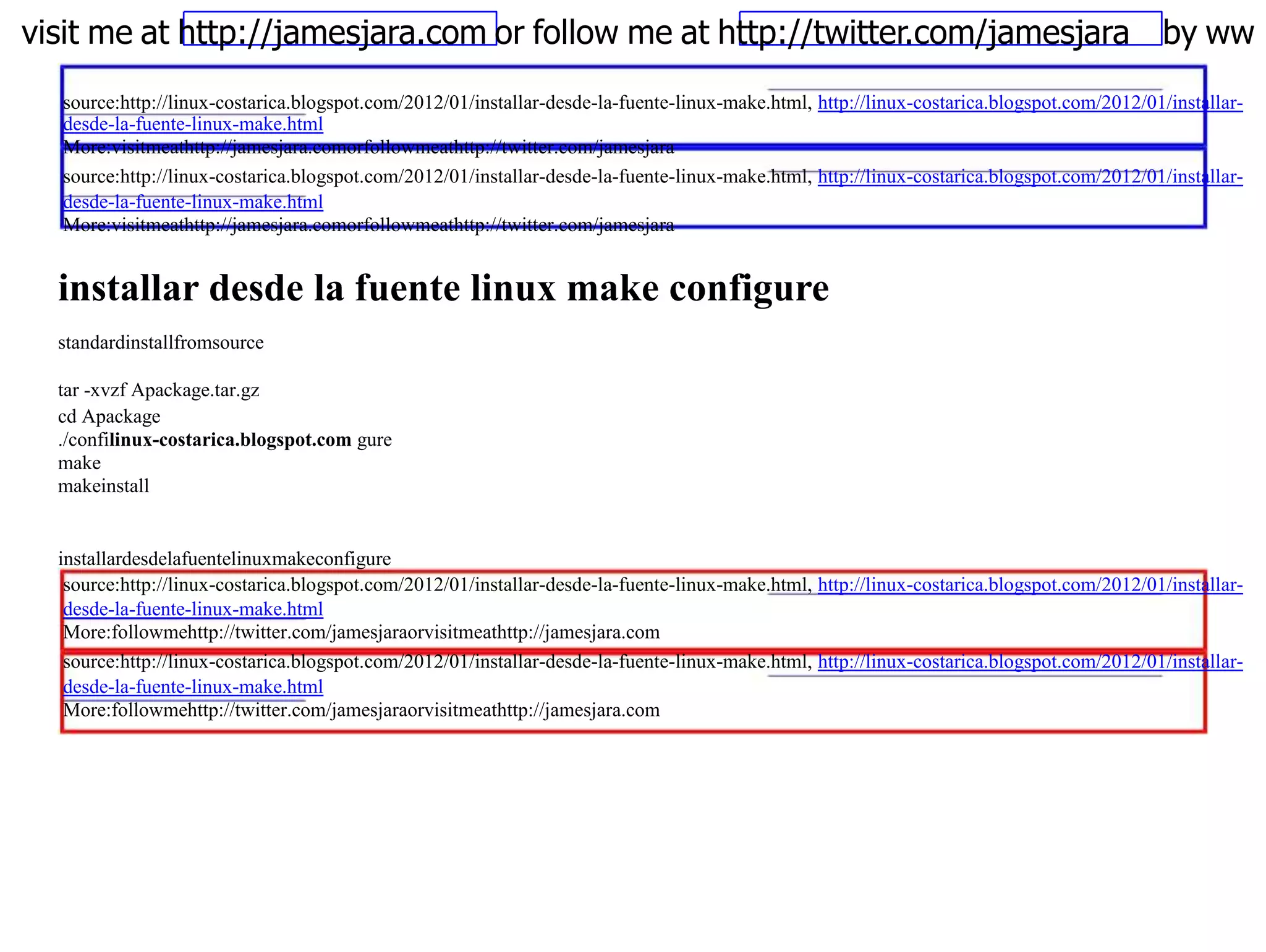 Installar desde la_fuente_linux_make_configure | PPTX