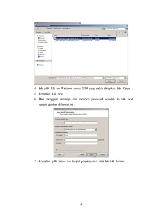Konfigurasi Windows Server 2008 | DOCX