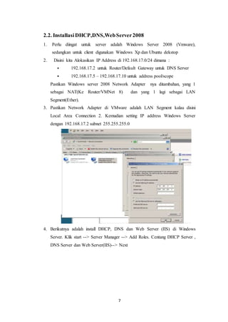 Konfigurasi Windows Server 2008 | DOCX