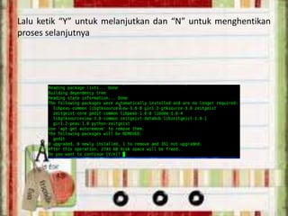 Installasi apt,aptitude,dpkg | PPTX