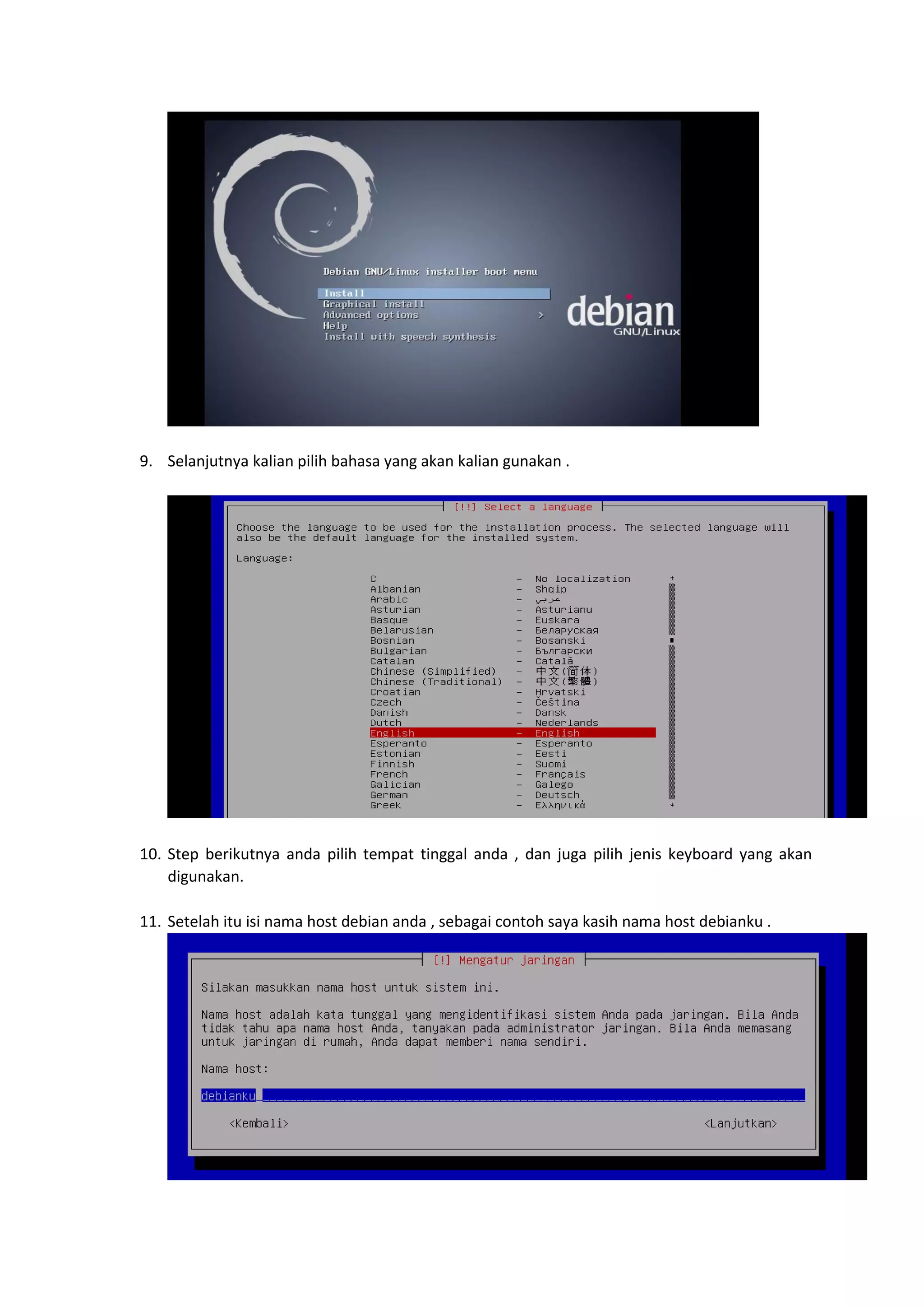 Installasi debian 7 di vmware workstation | PDF