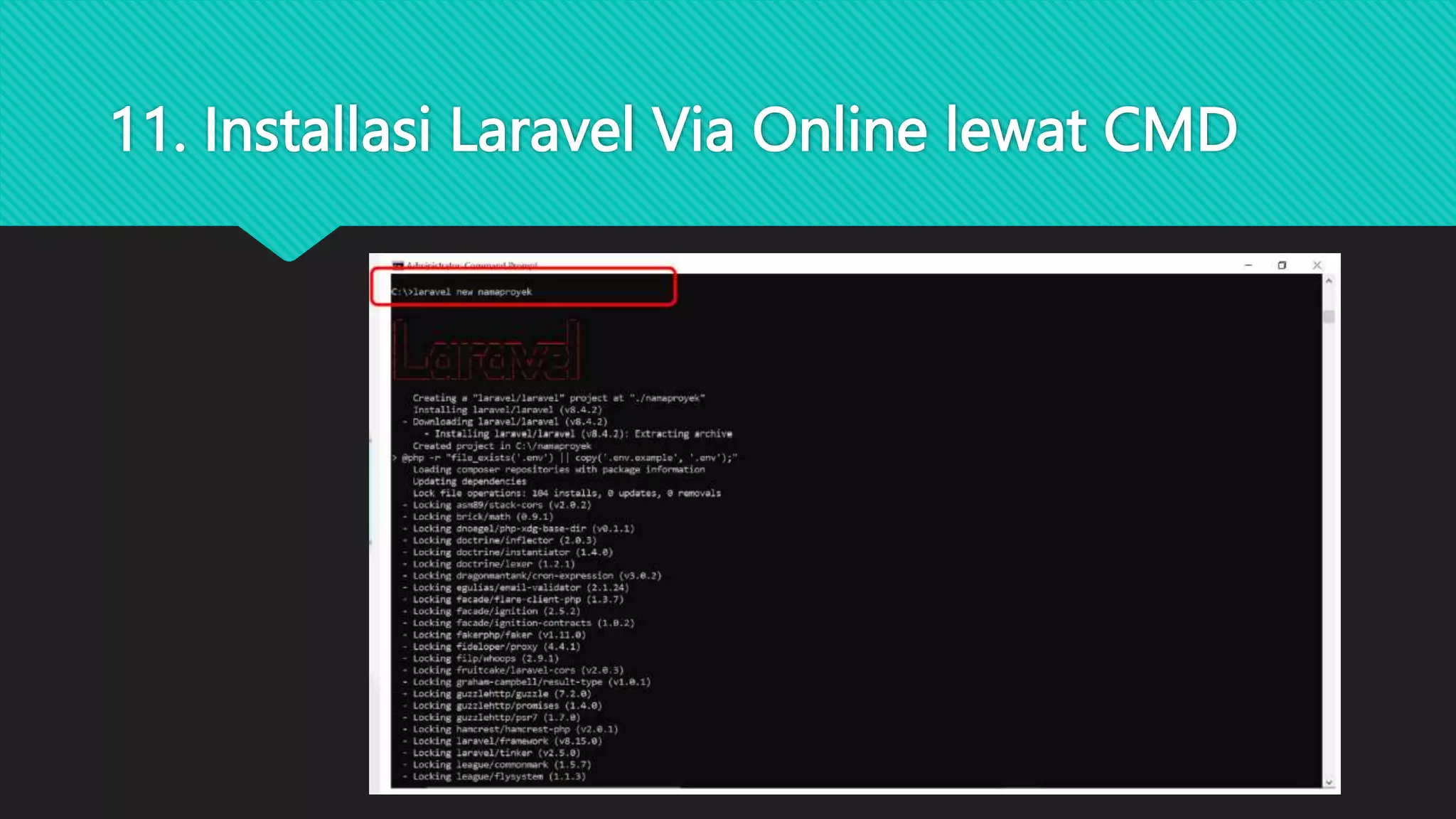 Installasi Laravel.ppt Installasi Laravel.ppt