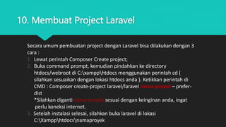Installasi Laravel.ppt
