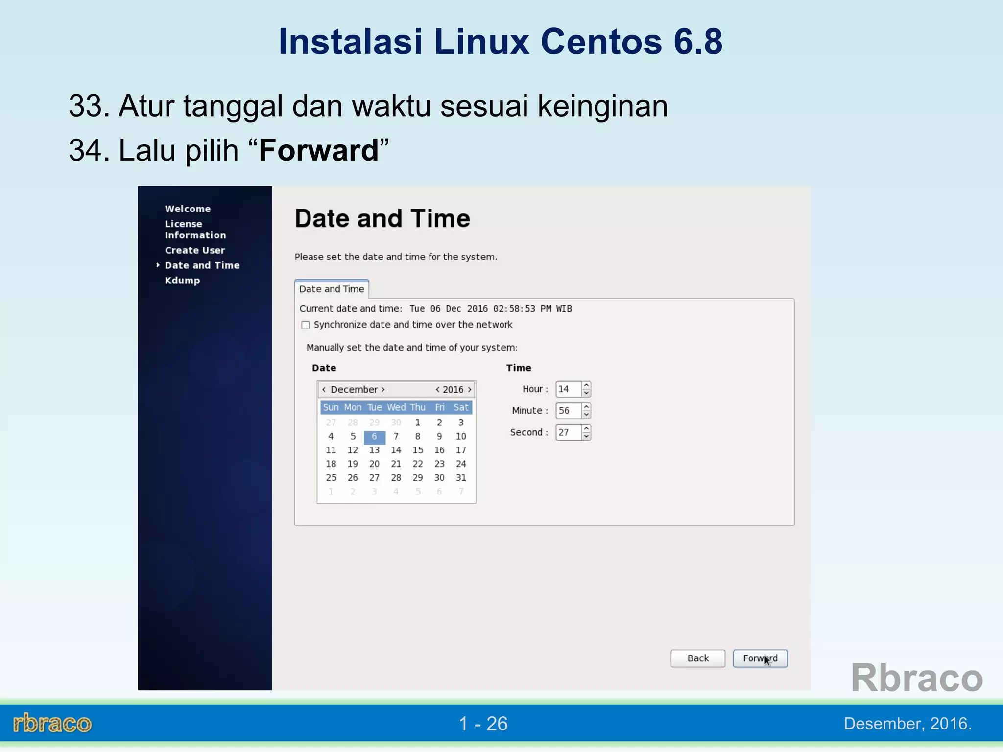 Installasi linux centos 6.8 | PPT