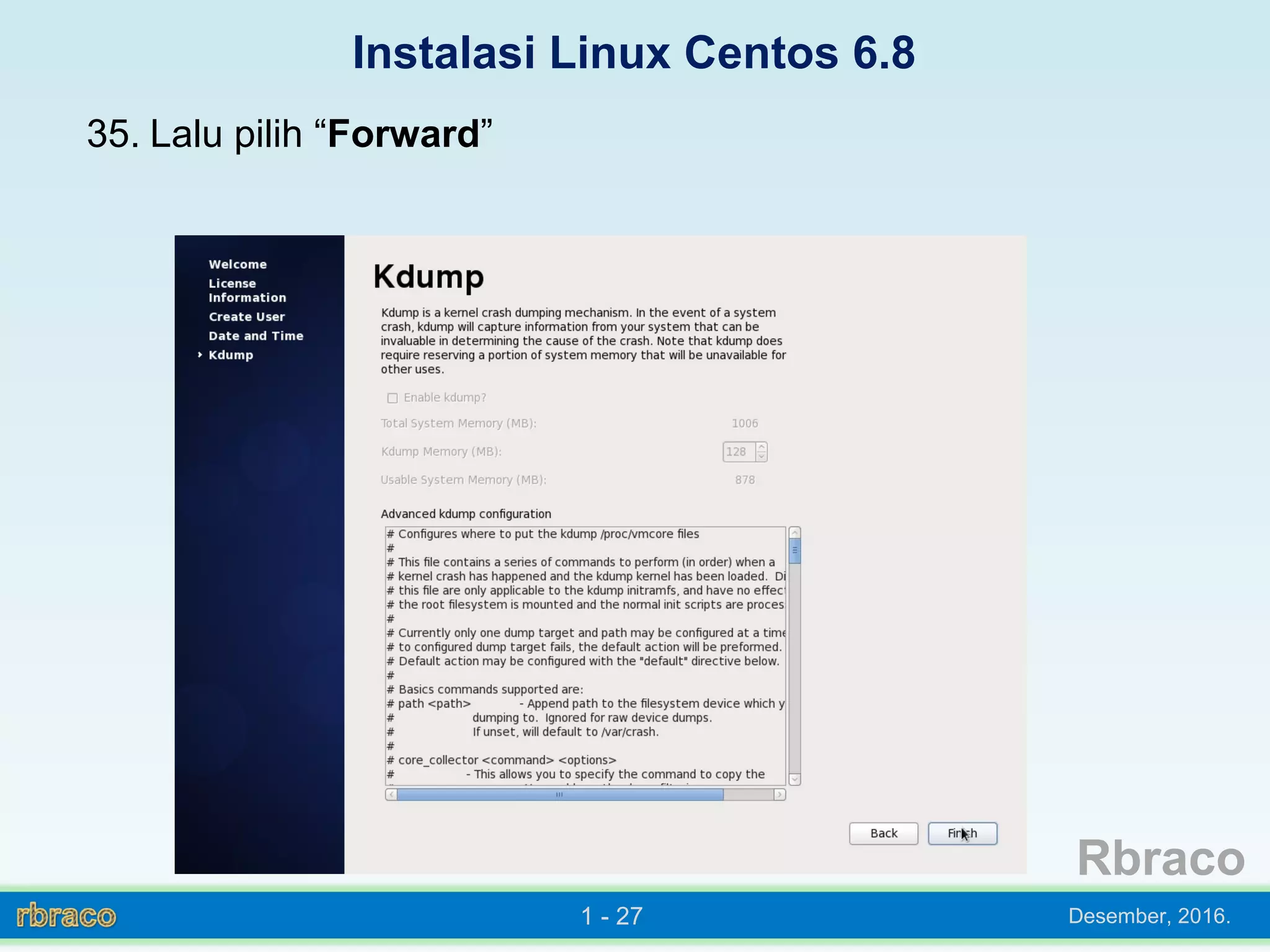 Installasi linux centos 6.8 | PPT