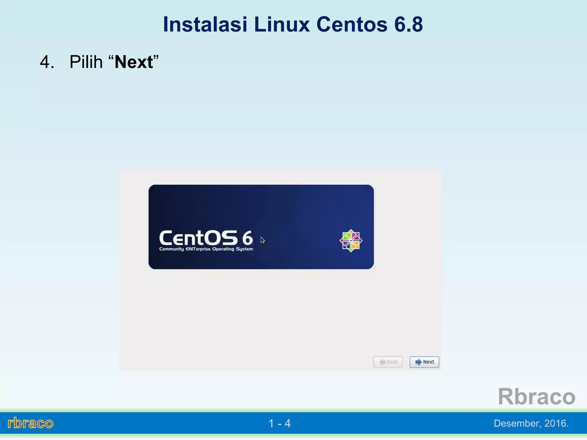 Installasi linux centos 6.8 | PPT