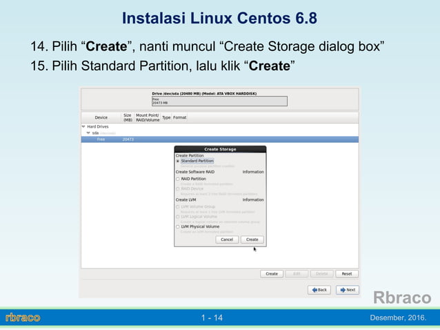 Installasi linux centos 6.8 | PPT