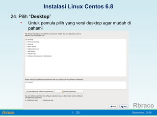 Installasi linux centos 6.8 | PPT | Free Download