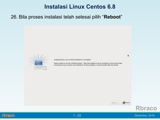 Installasi linux centos 6.8 | PPT