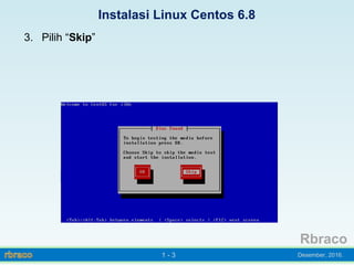 Installasi linux centos 6.8 | PPT