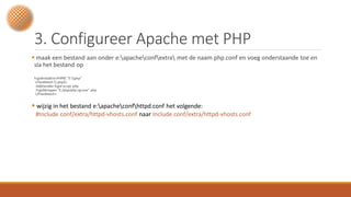 Installatie apache, qgis server en lizmap web client | PPT