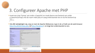 Installatie apache, qgis server en lizmap web client | PPT