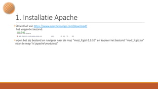 Installatie apache, qgis server en lizmap web client | PPT