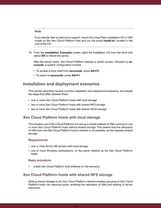 Xen Cloud Platform Installation Guide | PDF | Free Download