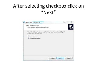 HMS INSTALLATION PROCEDURE | PPTX