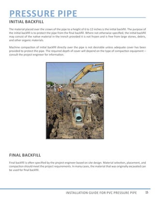 Installation Guide for Gasketed Joint PVC Pressure Pipe | PDF