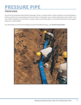 Installation Guide for Gasketed Joint PVC Pressure Pipe | PDF