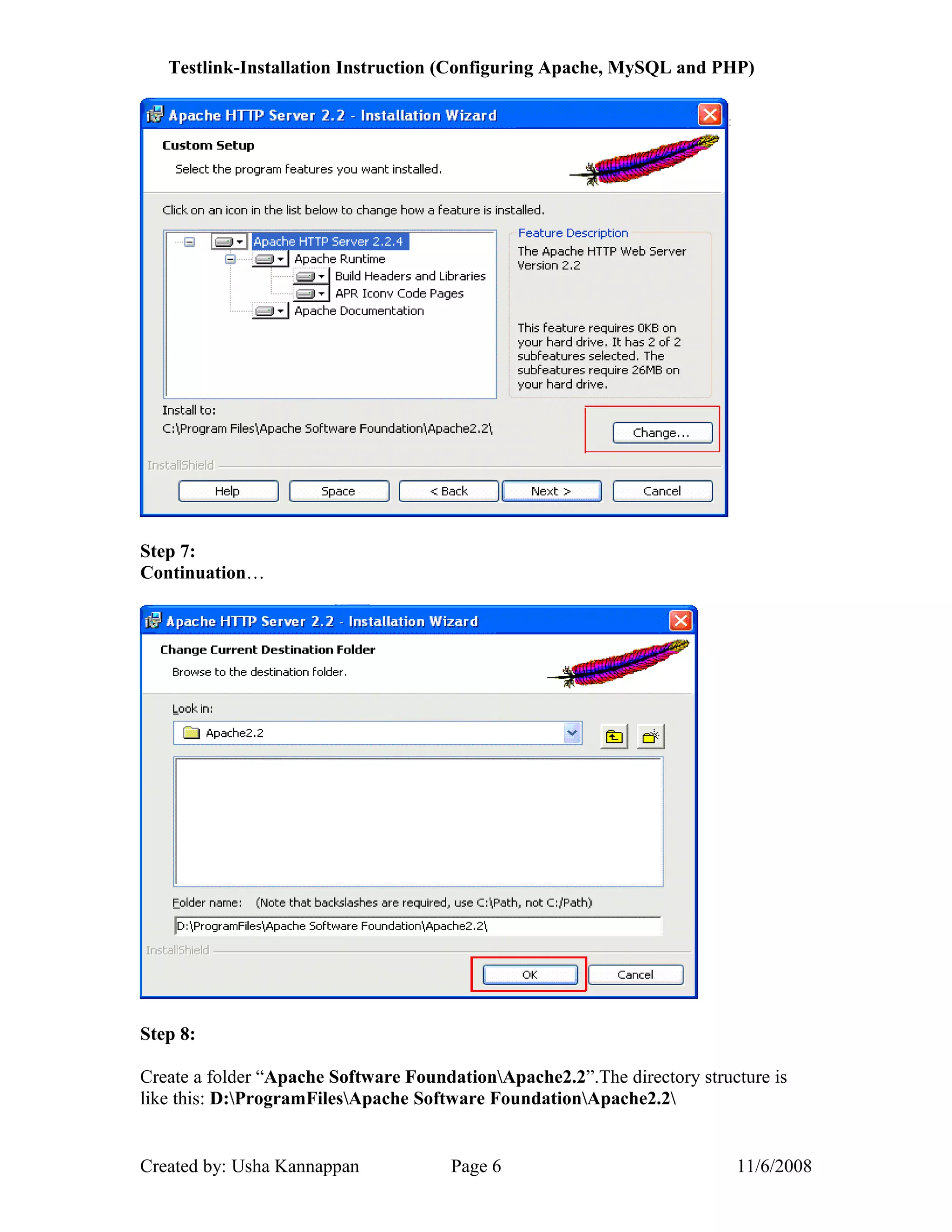 Installation instruction of Testlink | PDF