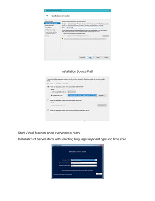 Installation windows server 2019 standard | PDF
