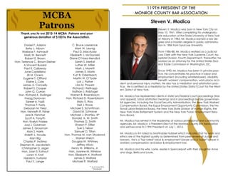 MCBA Annual Installation Dinner (2014) Program | PDF