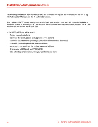 Installation and authorization manual | PDF