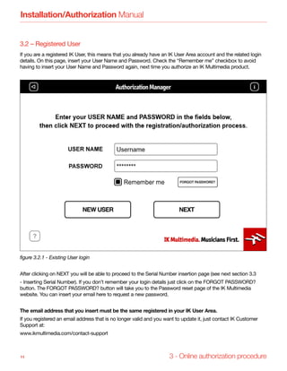 Installation and authorization manual | PDF