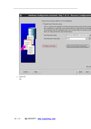 Installation and configuration 11g r2 | PDF