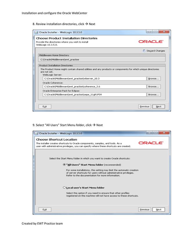 Installation And Configure The Oracle Webcenter Pdf