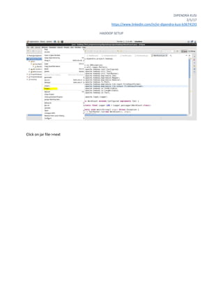 Installation and setup hadoop published | PDF